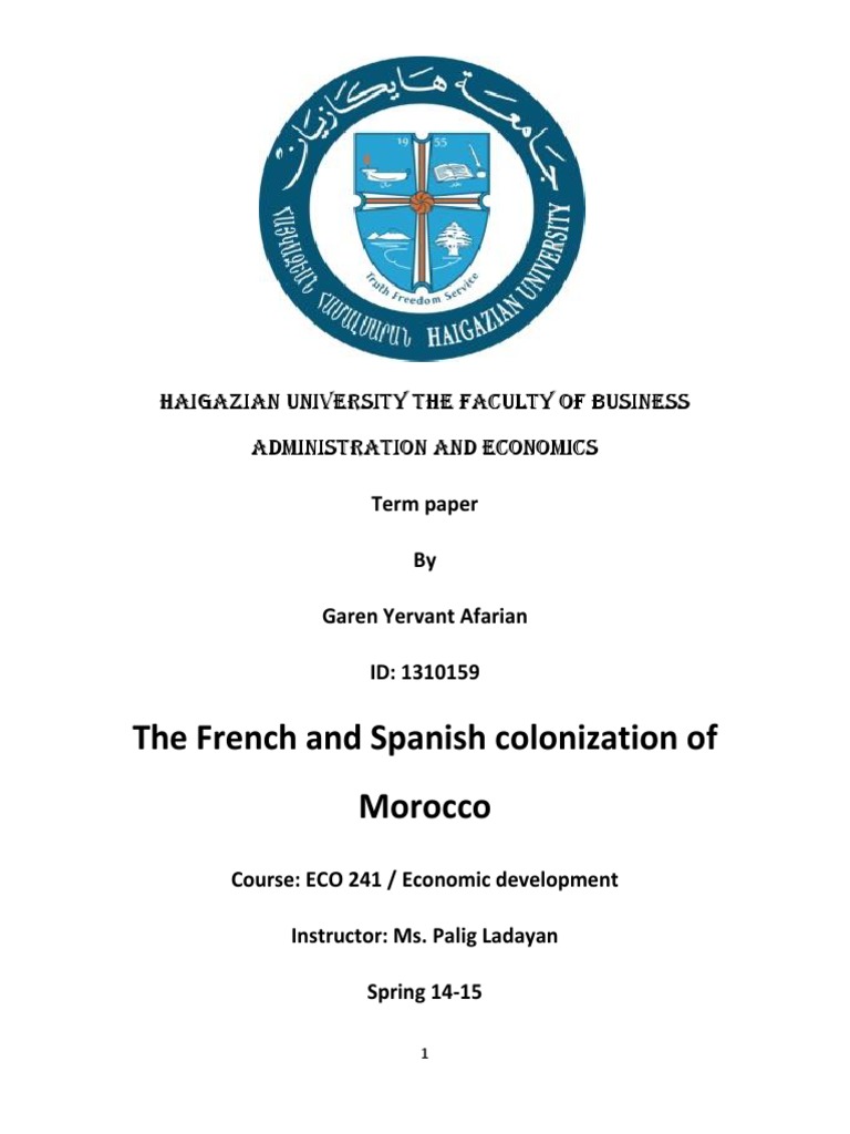 Colonization of Morocco | PDF | Morocco | Western Sahara