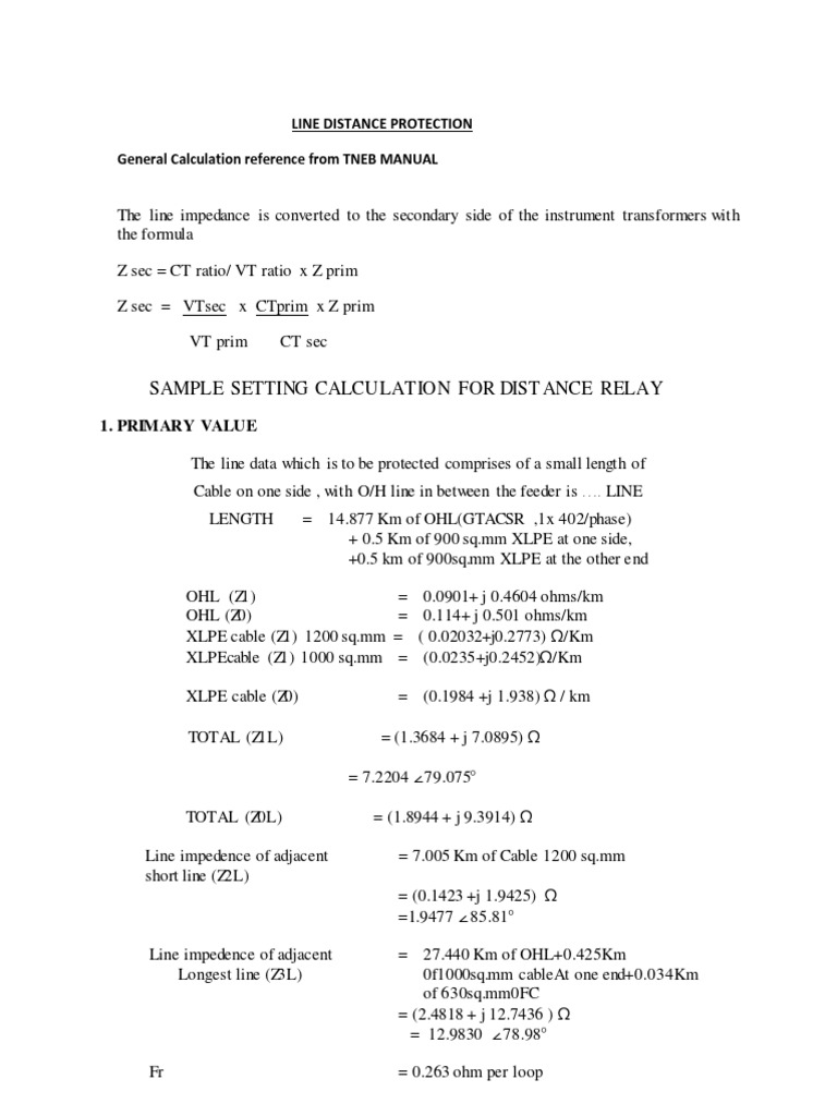 Line Distance Protection | PDF | Electrical Impedance | Relay