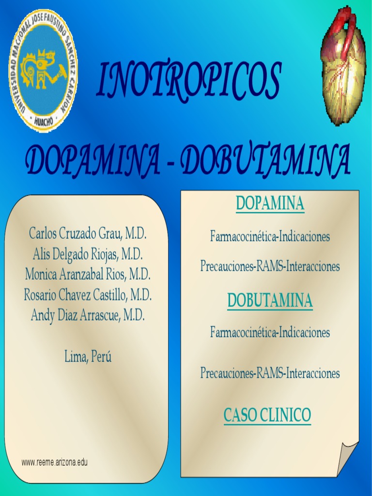 Inotropicos Dopamina y Dobutamina PDF | PDF | El embarazo | Medicina ...