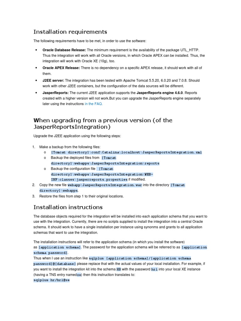 01 Instalar Jasper Report Integration en Glassfish | PDF | Oracle ...
