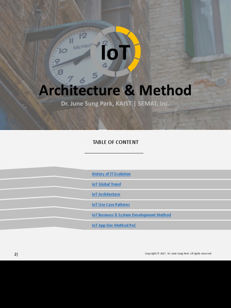 IoT Architecture and Method | PDF | Internet Of Things | Service ...
