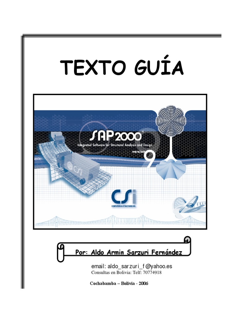 Manual SAP2000 NUMERO 1 PDF | PDF | Business