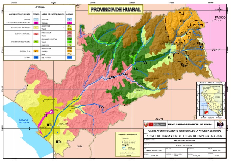 Mapa de Zonificación de Huaral | PDF