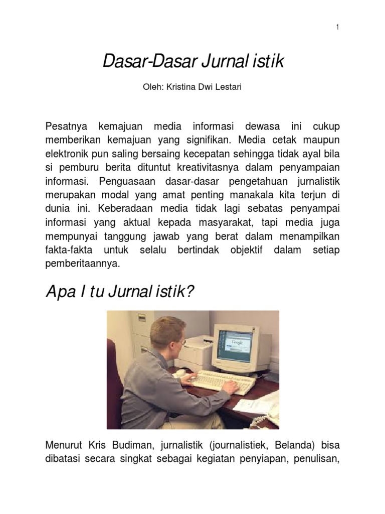 Dasar2 Jurnalistik PDF | PDF