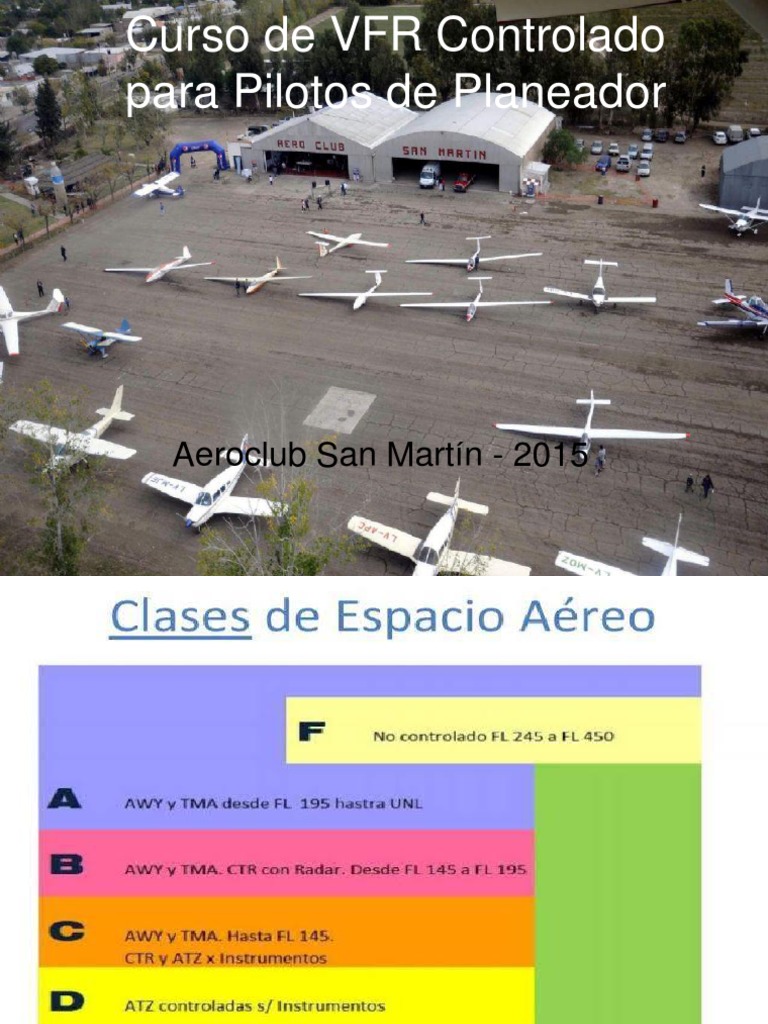 Curso de VFR Controlado Para Pilotos de Planeador | Control de tráfico ...