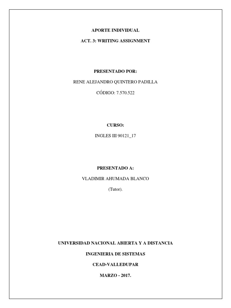 Individual Contribution No 1 Rene Quintero | PDF | Foreign Language Studies