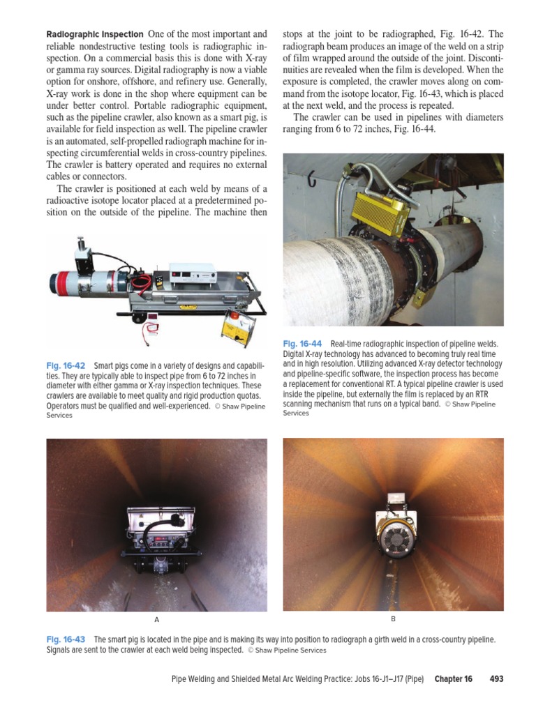 Radiographic Inspection: © Shaw Pipeline Services © Shaw Pipeline ...