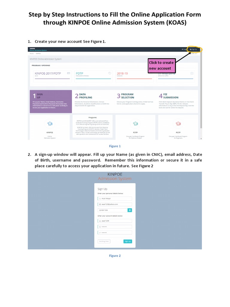 Online Instructions (2017) | PDF | User (Computing) | Password