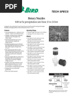 Toro Nozzle Chart | PDF