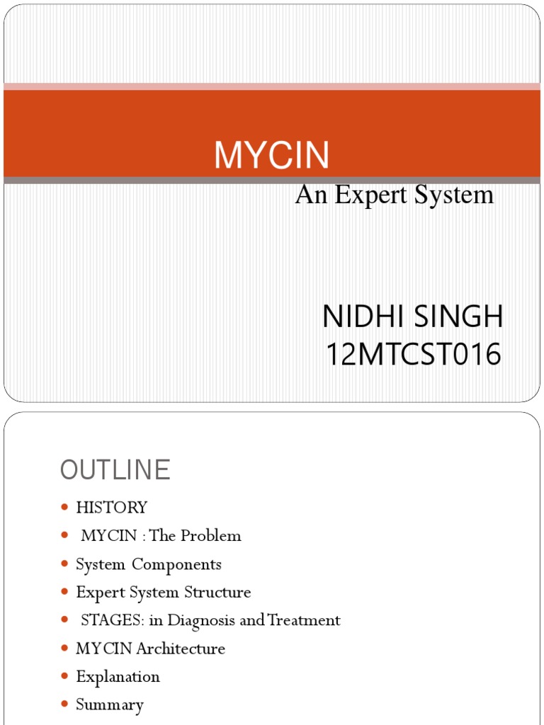 MYCIN-expert System | PDF | Cognitive Science | Medicine