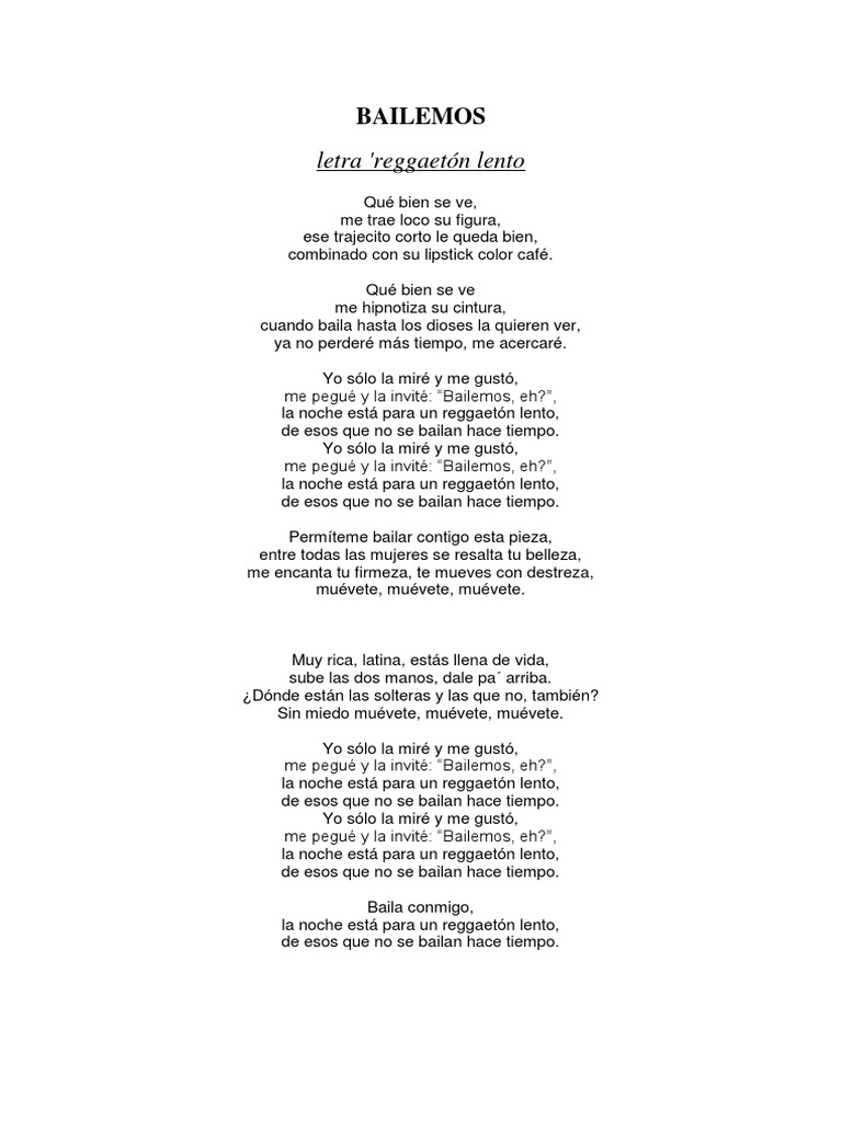 Bailemos | PDF | Ocio | Entretenimiento (general)