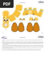 Nightmare Before Christmas Sally Papercraft Printable 1009 | PDF