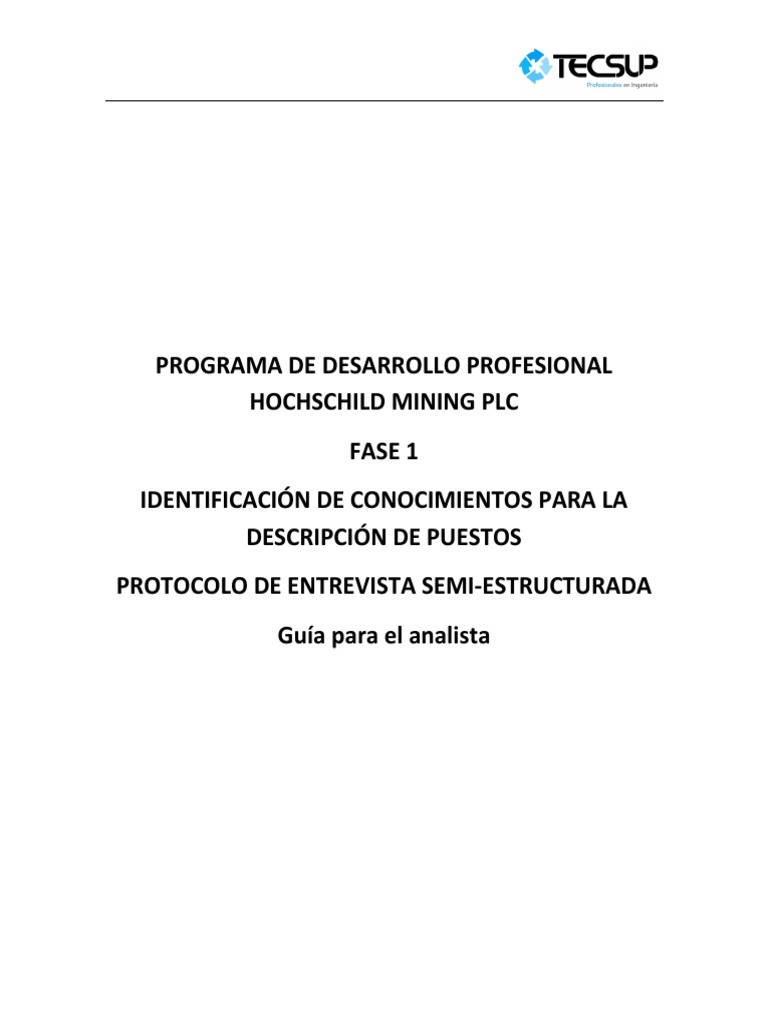 Protocolo Entrevista - HocPLC Carreras | PDF | Educación más alta | Presupuesto