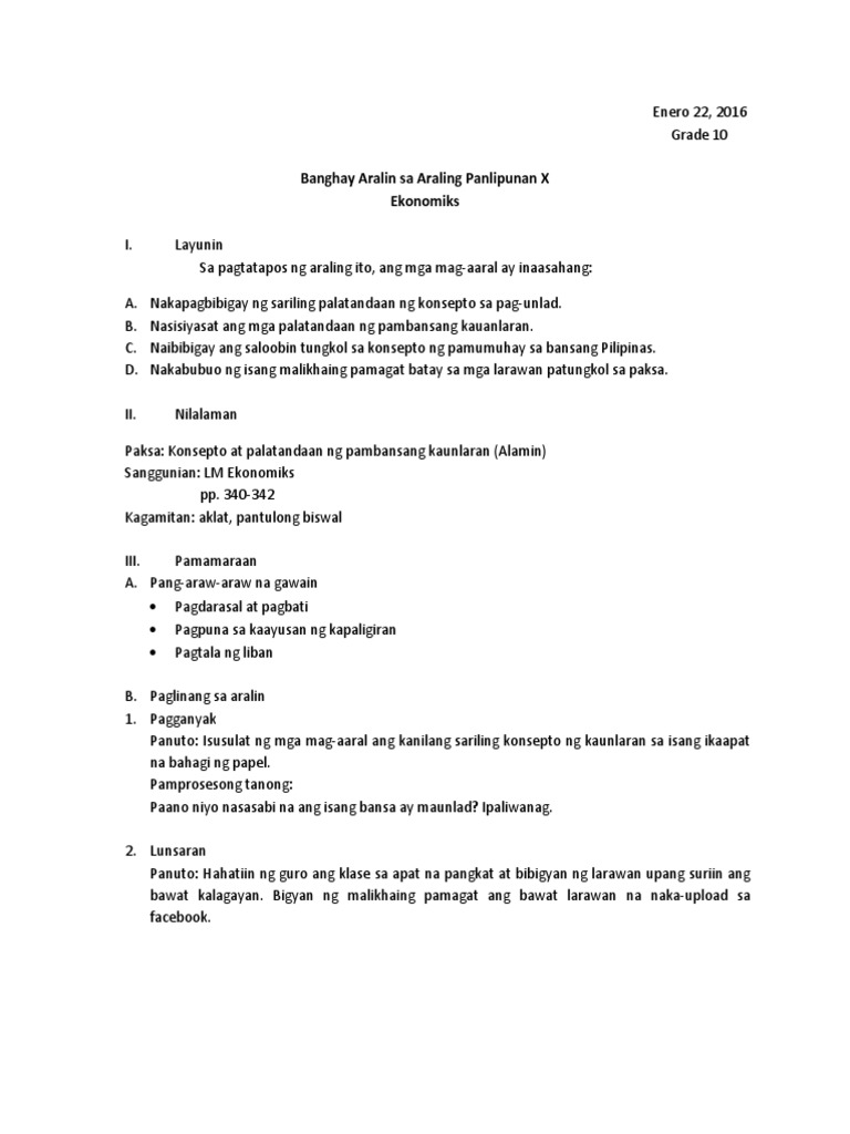 Lesson Plan | PDF
