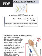 Jenis dan Indikasi Laryngeal Mask Airway | PDF | Kajian Bahasa Asing