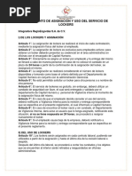 Acta de Asignacion y Cuidado de Lockers