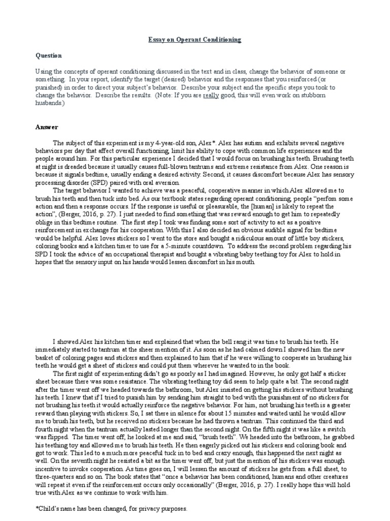 Operant Conditioning | PDF | Reinforcement | Psychological Schools