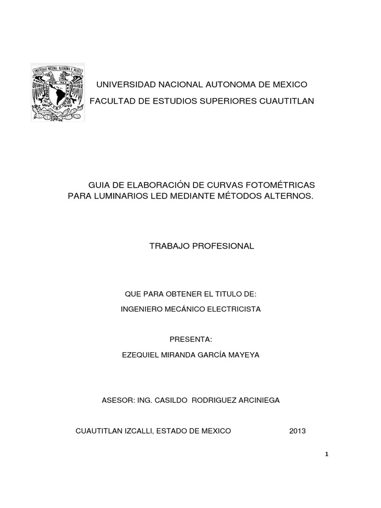 Curvas Fotométricas para Luminarios LED | PDF | Dopaje (semiconductor ...