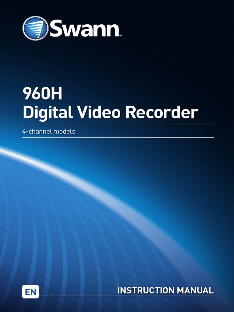 Swann Manual | PDF | Digital Video Recorder | Email
