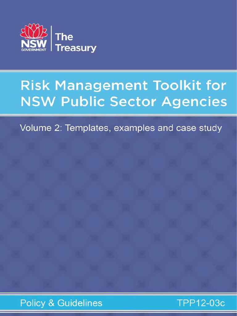 TPP12-03C Risk Management Toolkit Vol2-Templates DND | PDF | Risk ...