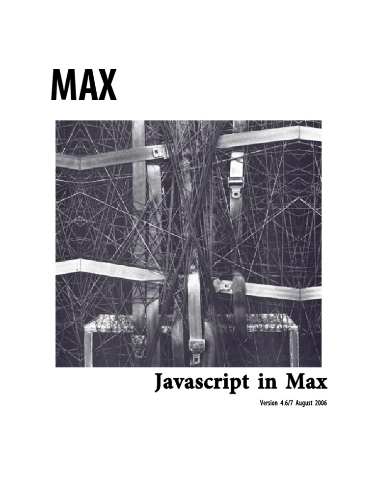 Javascript En Max Msp Pdf Java Script Parameter Computer Programming