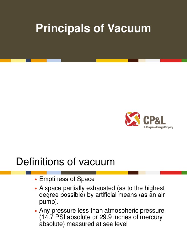 Vacuum Slide Presntation PDF | Download Free PDF | Vacuum | Pressure ...