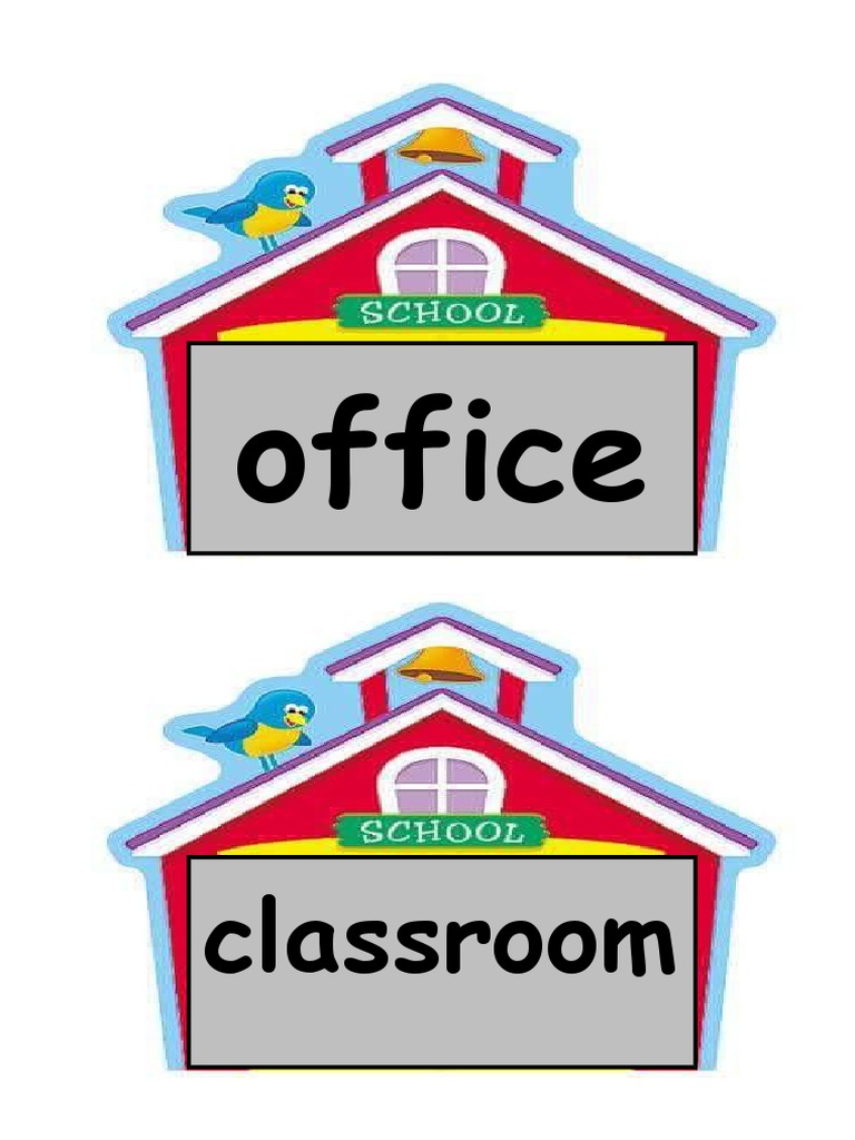 My School Flashcards For Year 1 | PDF
