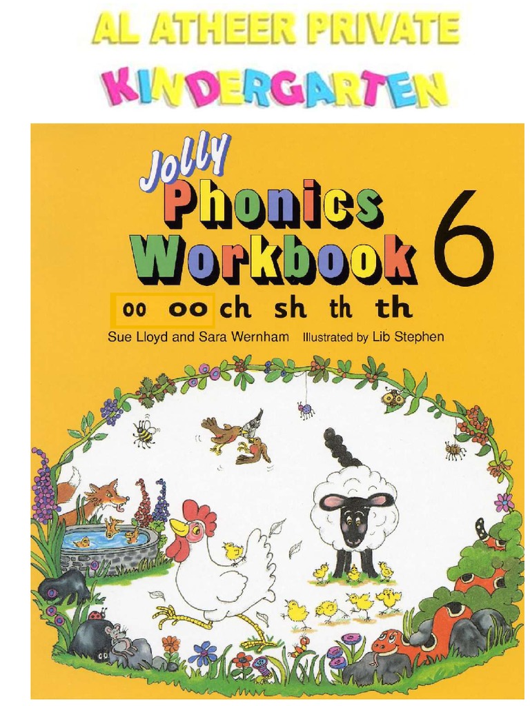 Jolly Phonics Workbook 6 Cover Page | PDF