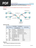 1.4.7 Packet Tracer - Configure Router Interfaces | PDF | I Pv6 | Ip Address