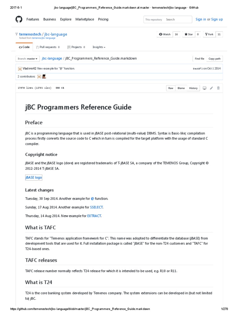 Jbc-Language JBC Programmers Reference Guide | PDF | C (Programming ... Jbc-Language JBC Programmers Reference Guide | PDF | C (Programming ...