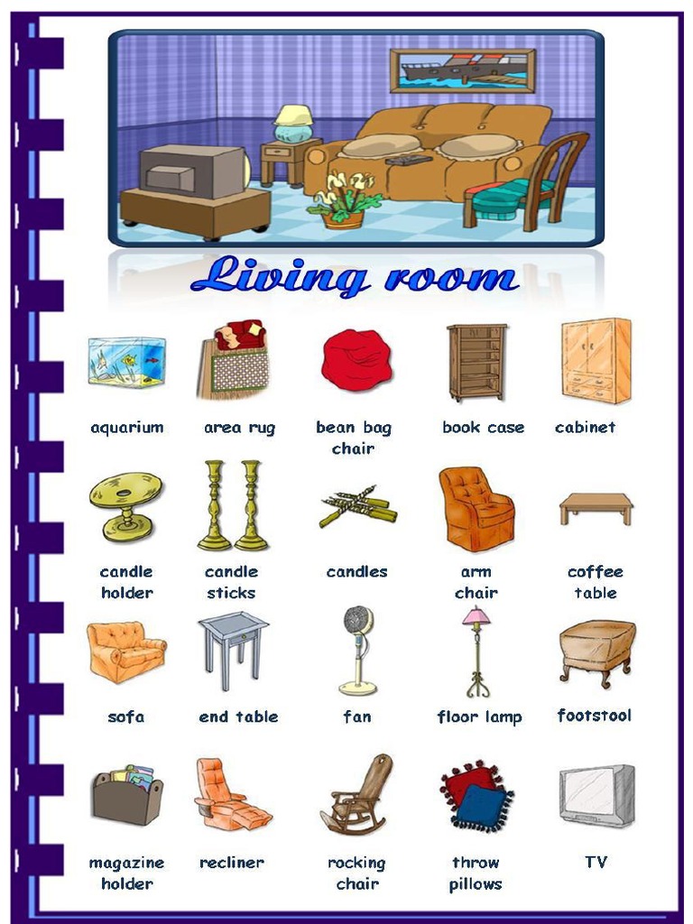 Rooms in The House Living Room PDF | PDF