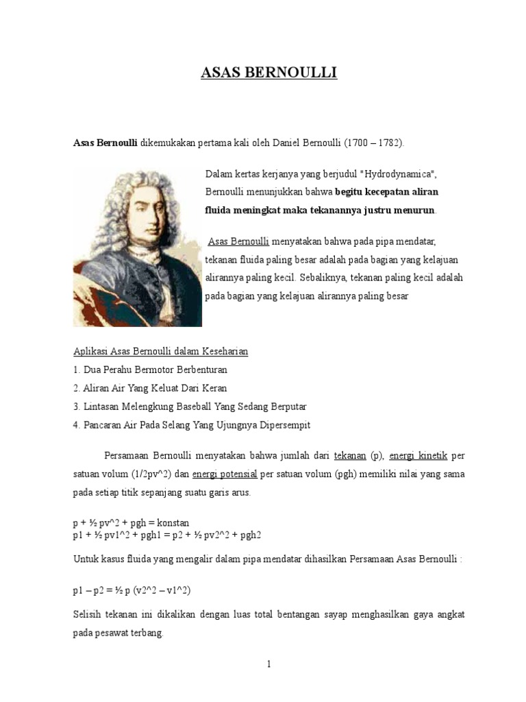 Asas Bernoulli | PDF | Seni | Sains & Matematika