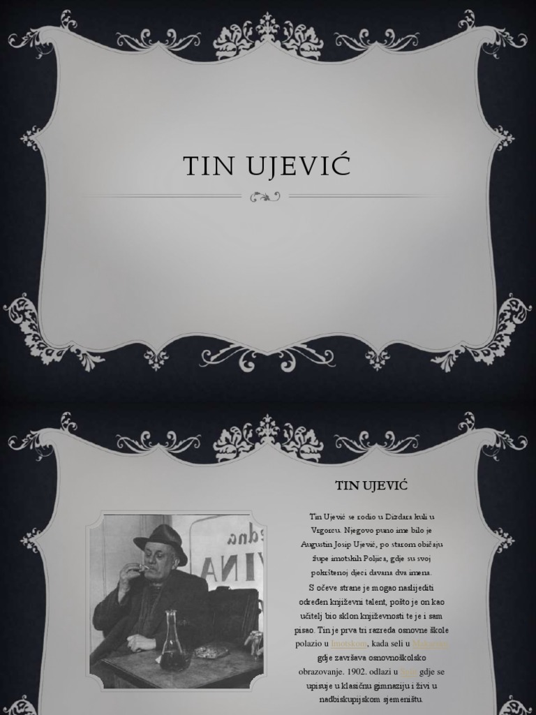 Tin Ujevic PDF | PDF