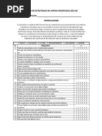 Test Cope Manual | PDF | Estrés (biología) | Las emociones