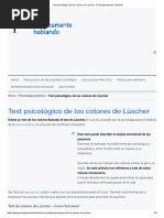 Ficha Técnica Luscher | PDF | Color | Felicidad
