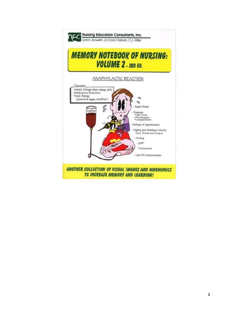 Nursing Memory Notebook Overview | PDF