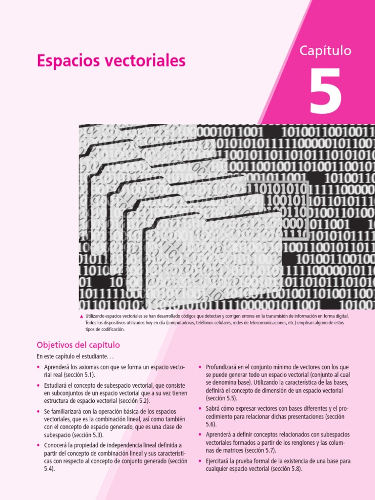 Espacio Vectorial MateIV | PDF | Espacio vectorial | Vector Euclidiano