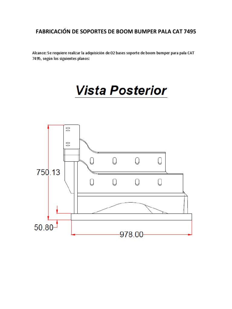 Soportes Boom Bumper para CAT 7495 | PDF