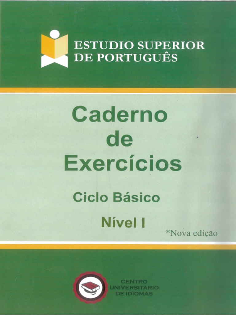 Caderno de Exercicios PortuguesI | PDF