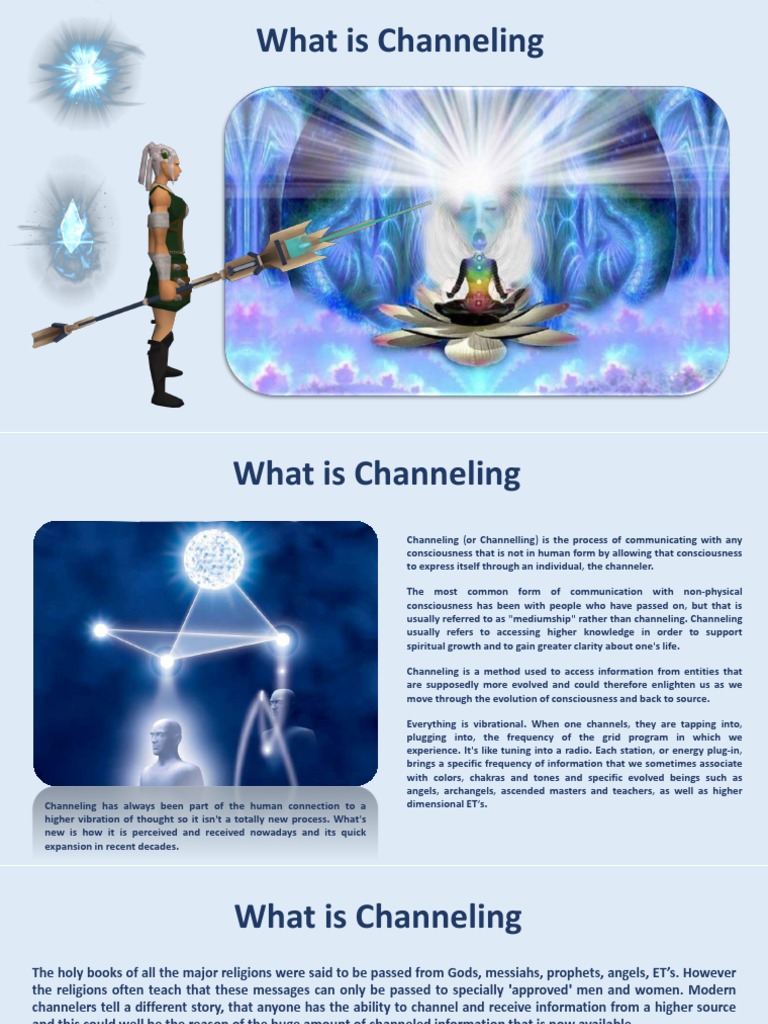 What Is Channeling | PDF | Mediumship | Consciousness