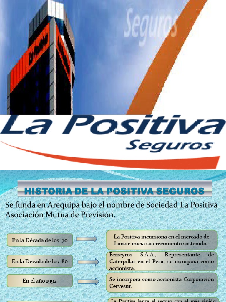 Esxposicion Seguros La Positiva | PDF | Póliza de seguros | Seguro