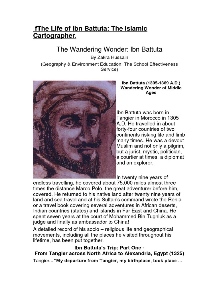 Ibn Batuta Story1.Doc | Al Andalus | Black Death