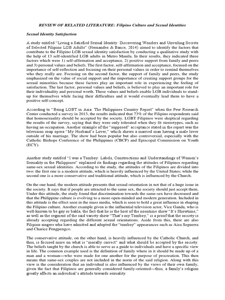 RRL | PDF | Homosexuality | Lgbt