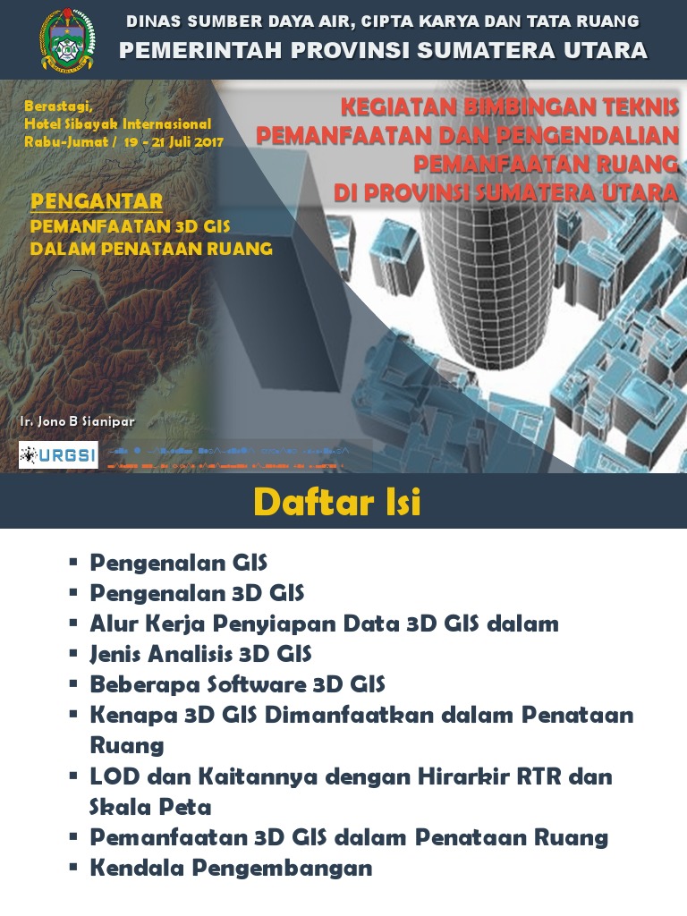 3D GIS Dalam Penataan Ruang | PDF | Metode & Bahan Ajar | Komputer