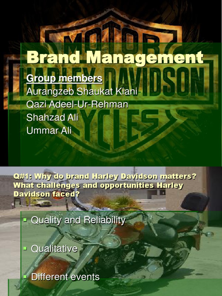 Harley Davidson Case Study | PDF