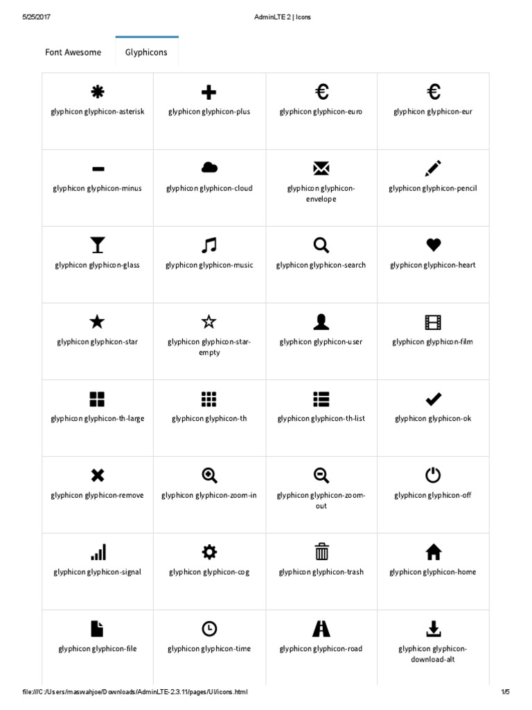 Glyph Icon | PDF | Text | Digital Typography