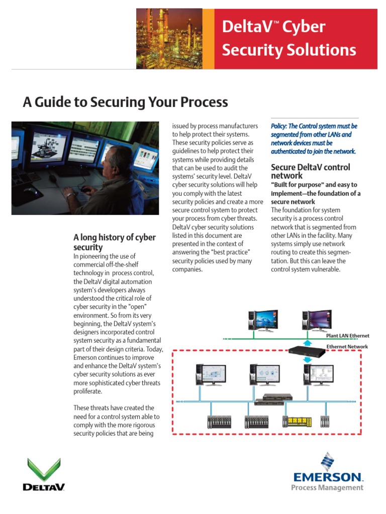 DeltaV Cyber Security | PDF | Computer Security | Security
