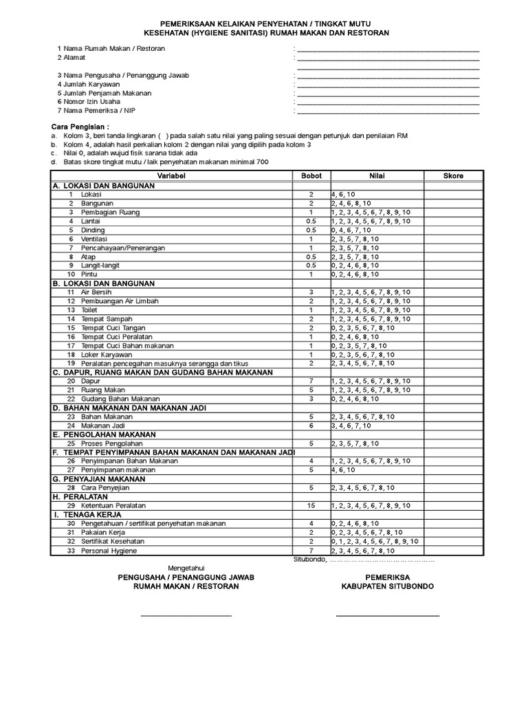Check List TPM | PDF