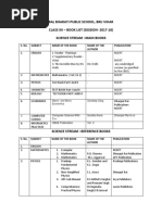 Class 11 Book List 22-23 | PDF | Science