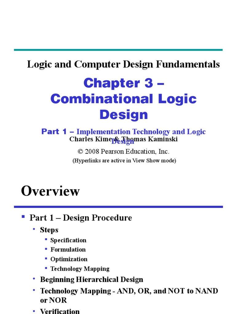 Chapter 3 - Combinational Logic Design | PDF | Binary Coded Decimal ...